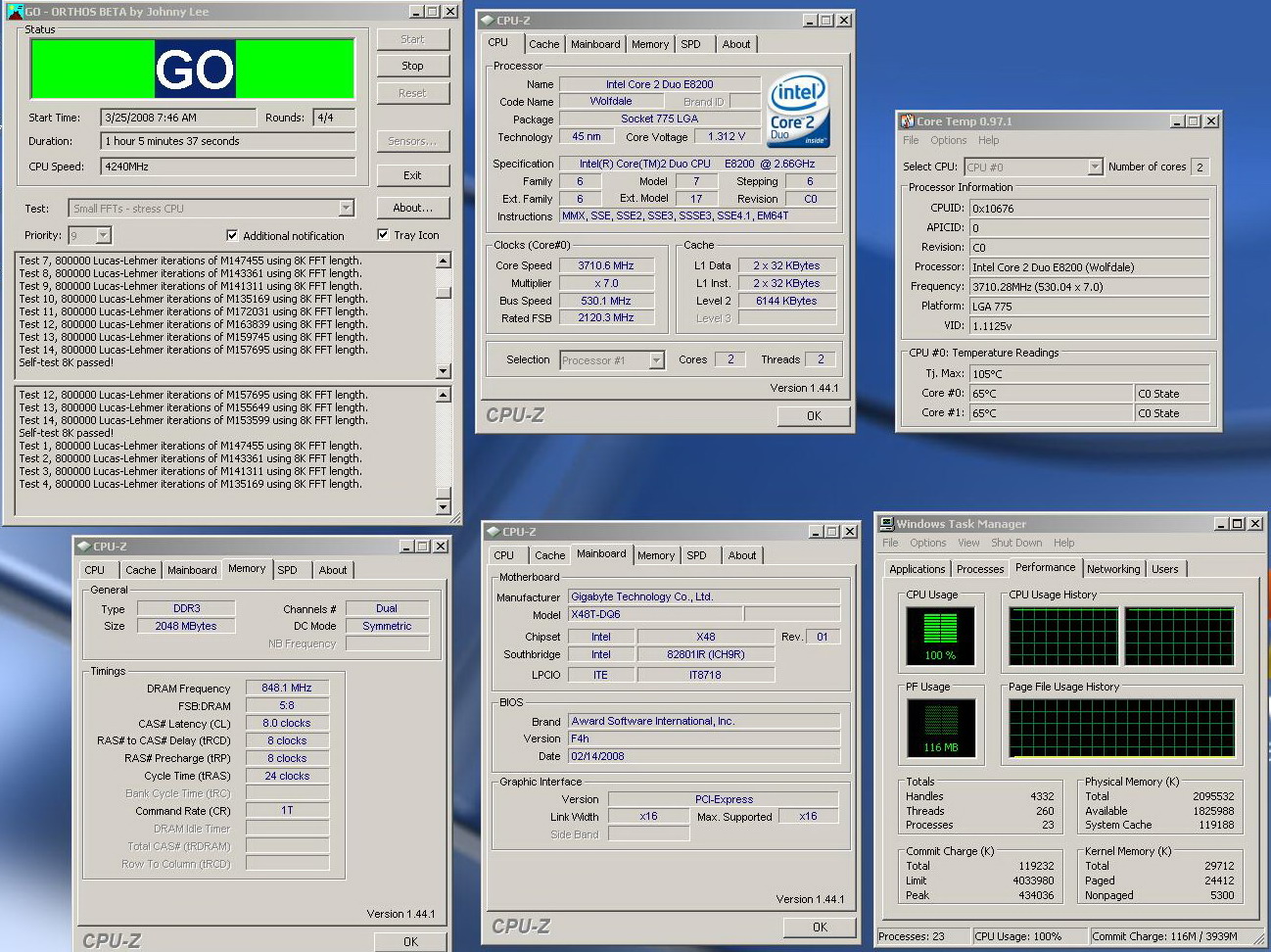 [XF] Intel X48 產品 之 Gigabyte X48T-DQ6-Intel,Intel
