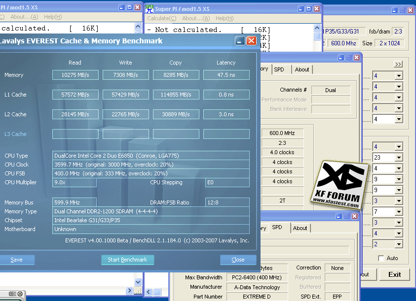 威剛 ADATA DDR2-1200+ 1GBX2-1200,1200,1200