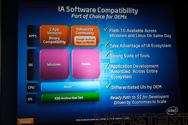 COMPUTEX 2009：第三日(6/4) Intel 微型移動裝置MID-Intel,Intel