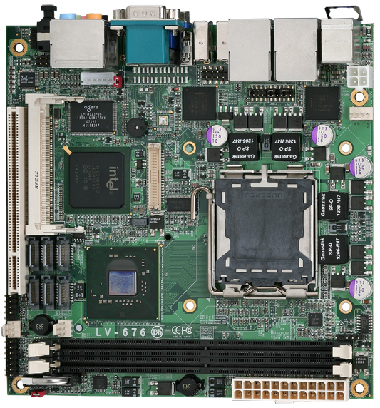 Commell LV-676: Core 2 Duo Mini-ITX board based on Intel's Q965 chipset ...